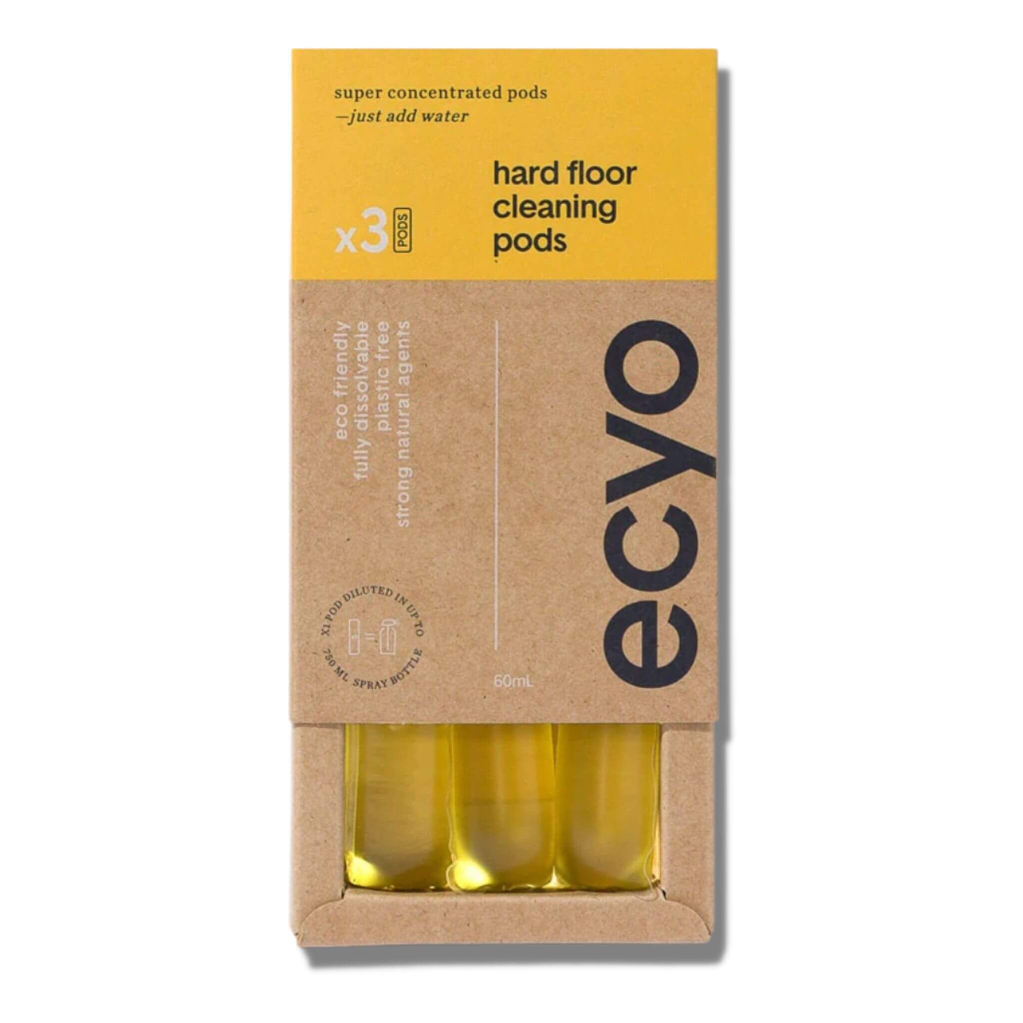 ecyo Cleaning Pods Hard Floor | moss & pear