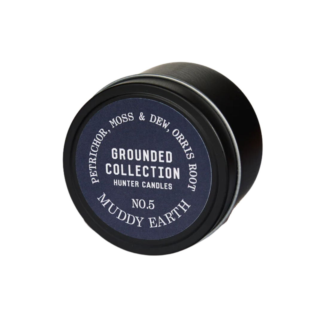 Hunter Candles | The Grounded Traveller No. 5 Muddy Earth – moss & pear